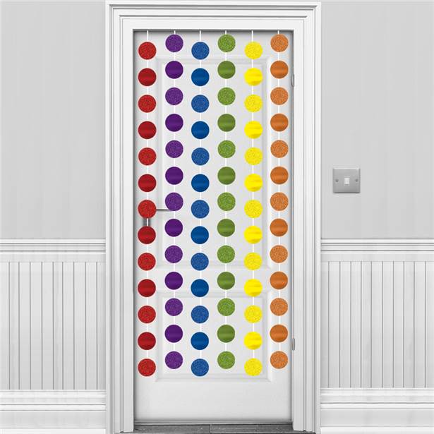 Rainbow Glitter Hanging String Decorations – The Original Party Bag Company