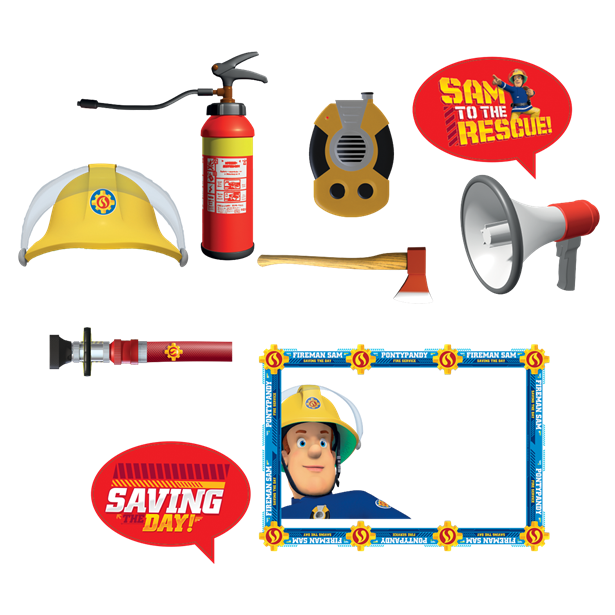 Fireman Sam Party Props - The Original Party Bag Company