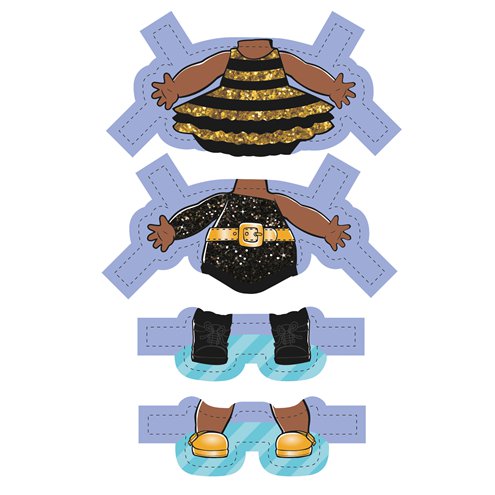 L.O.L Surprise Dress Up Paper Dolls Shop Party Gifts The Original Party Bag Company